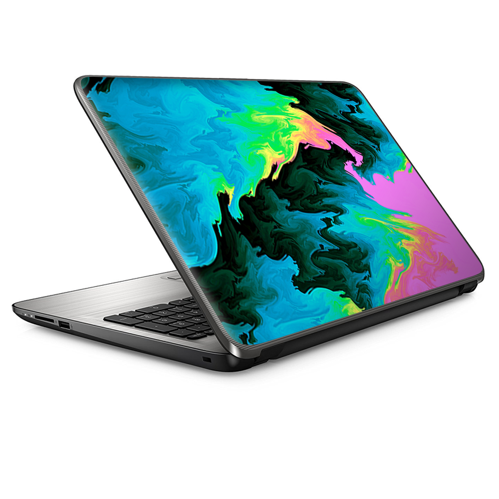Universal Laptop Skins wrap for 15" - water colors trippy abstract ...