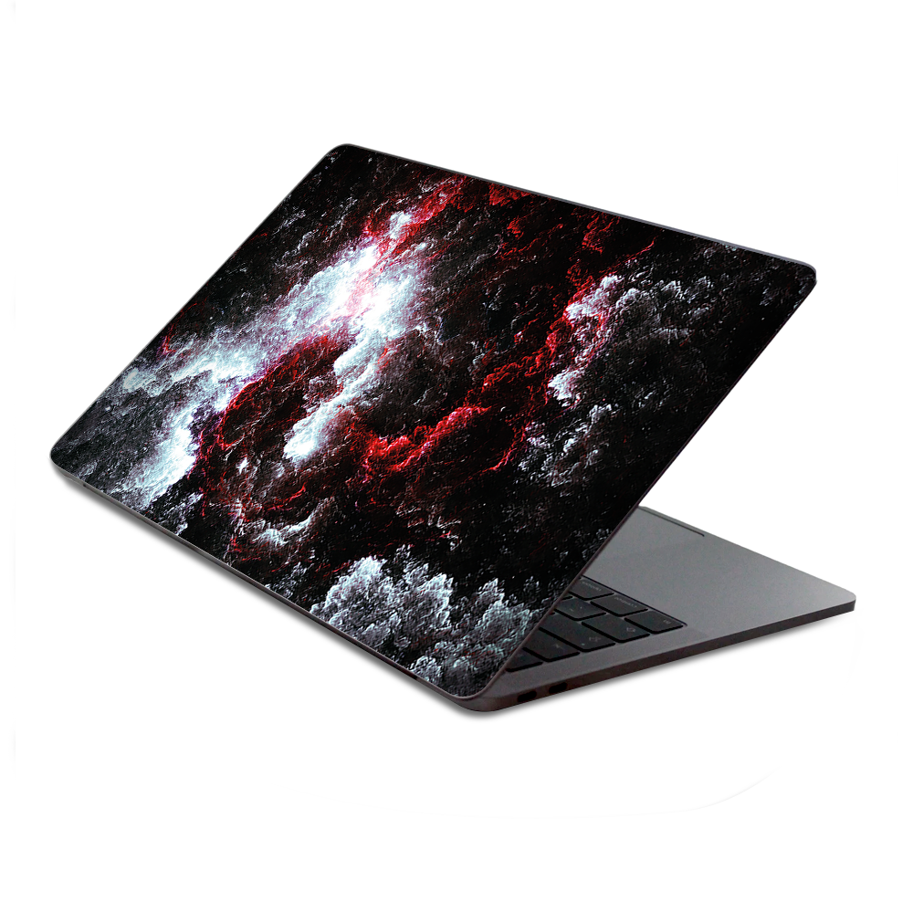 Skin Decal Wrap for MacBook Pro 13" Retina Touch, Universe Red White | eBay